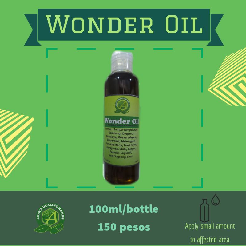 Wonder Oil (100ml/bottle) Spray bottle- Natural Wellness ni Pastor ...