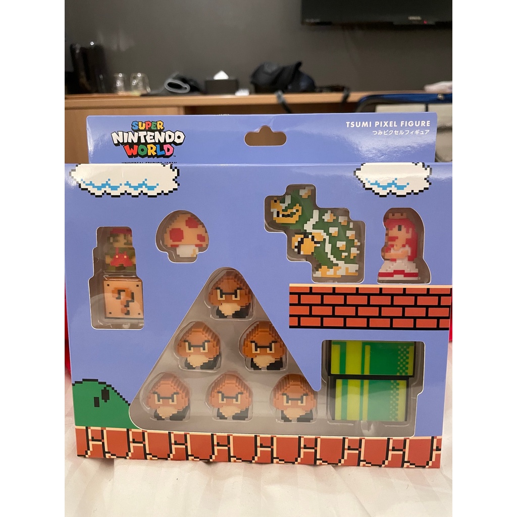 USJ Pixel Figure 8bit Mario Super Nintendo World Universal Studios ...