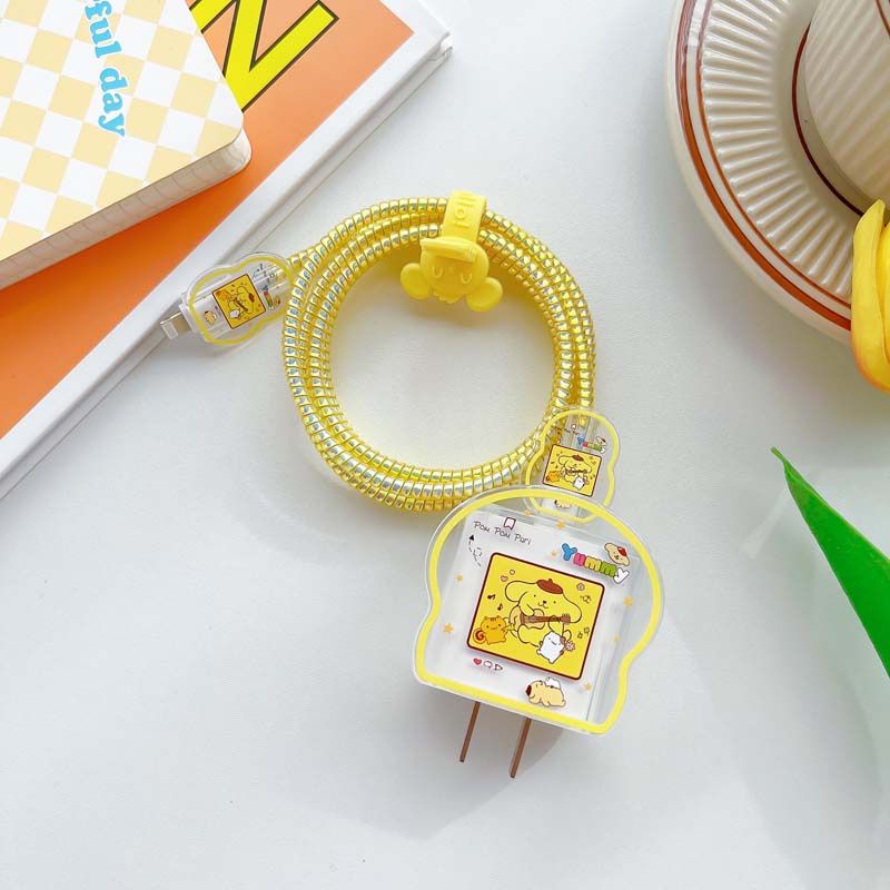 Character Charger Cable Protector Pooh Pompompurin Spongebob Pikachu ...