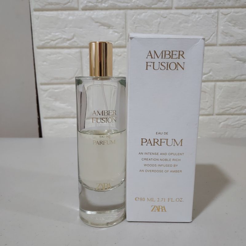 Zara Amber Fusion (Partial Bottle) | Shopee Philippines