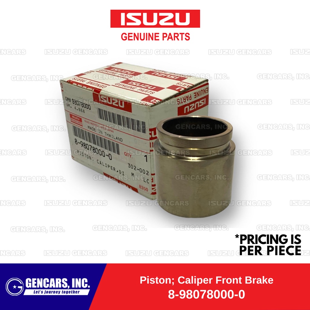 Isuzu Piston; Caliper Front Brake for Mux/Alterra / Dmax 2006-2012 4JJ1 ...