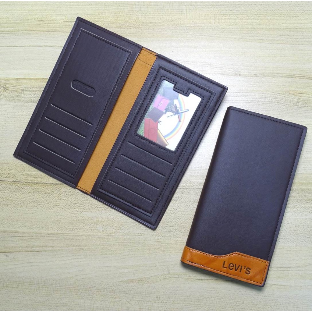 QUALITY MEN'S LONG WALLET IN CLASSIQUE DESIGN THIN QUALITY MATERIAL AND ...