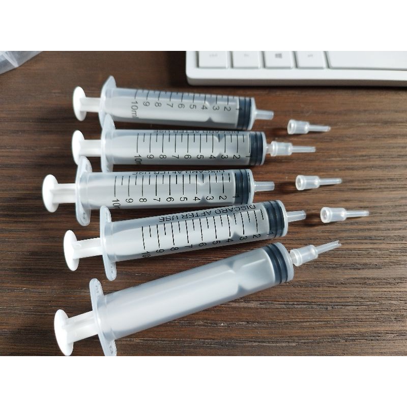 10ml Syringe with adaptor for Printer 5pcs | Shopee Philippines