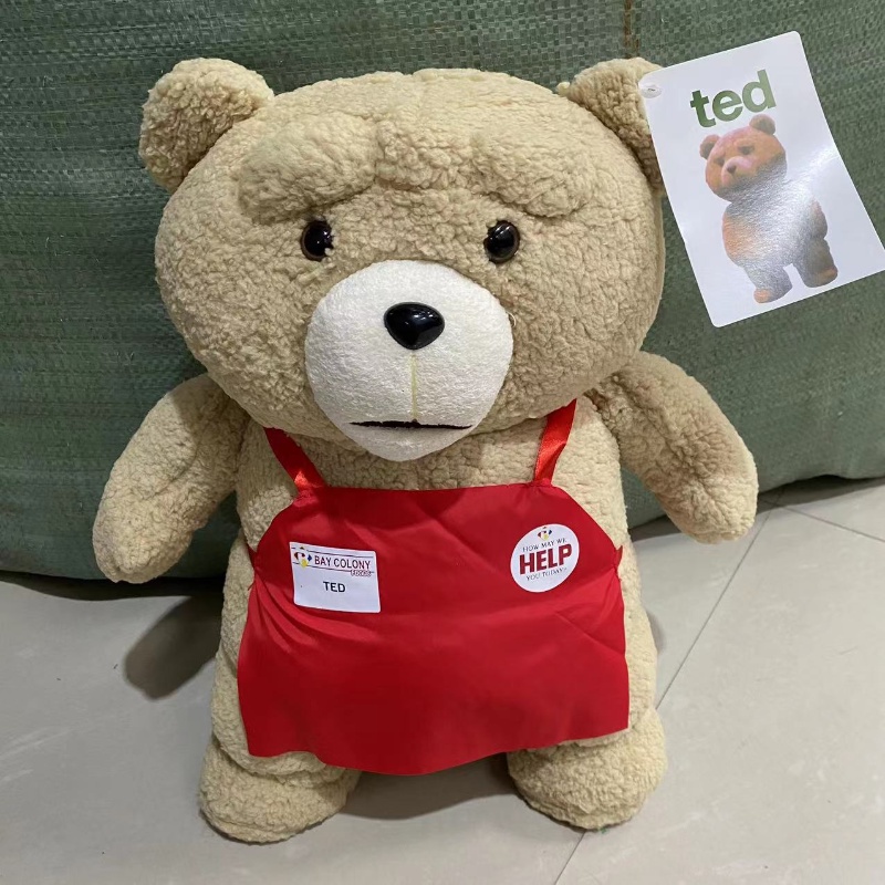 2025 45cm New Style Teddy Apron Teddy Plush bear Doll ted bear Plush ...