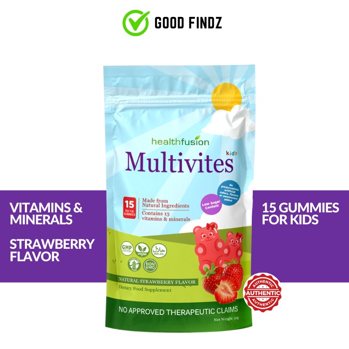 Health Fusion Multivites Complete Multivitamin for Kids 15 Gummies ...