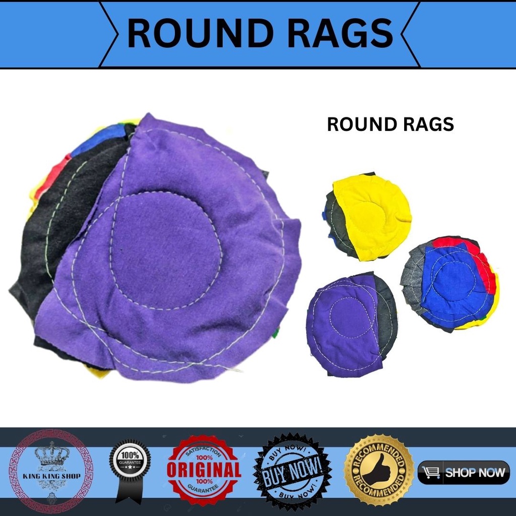 Multipurpose Round Cleaning Cloth Rags Basahan Panglinis Rag Rug COD ...