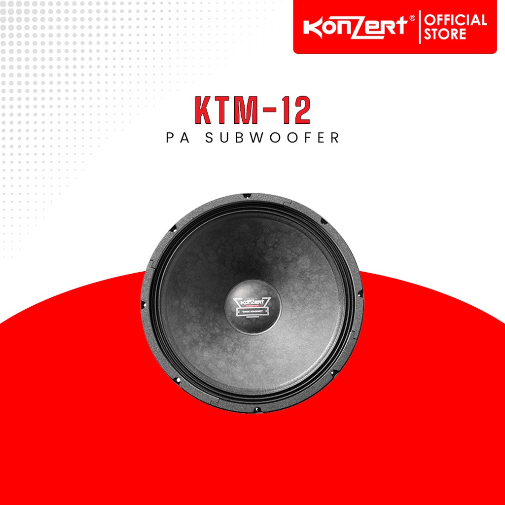 Konzert KTM-12 PA Subwoofer Speaker | Shopee Philippines