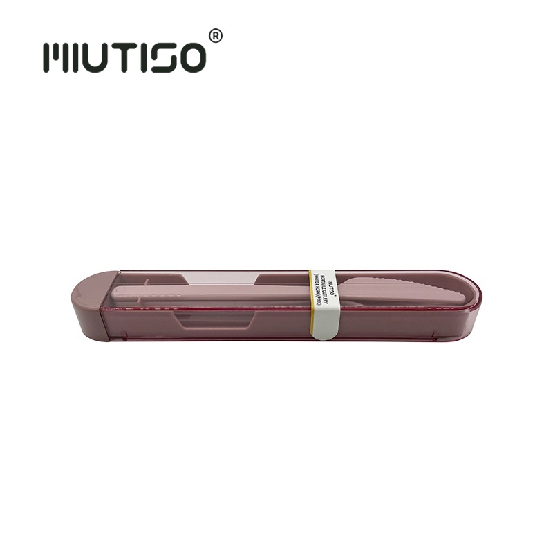 Miutiso Knife and Fork Set Case Travel Eco-Friendly Dining Dinnerware ...