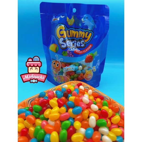 【Ms snack】Jelly bean 250g Gummy Candy/50-55pcs/gummy candies wholesale ...