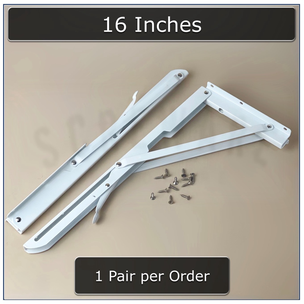 Folding Angle Bracket (Pair) Screws Included | Shopee Philippines