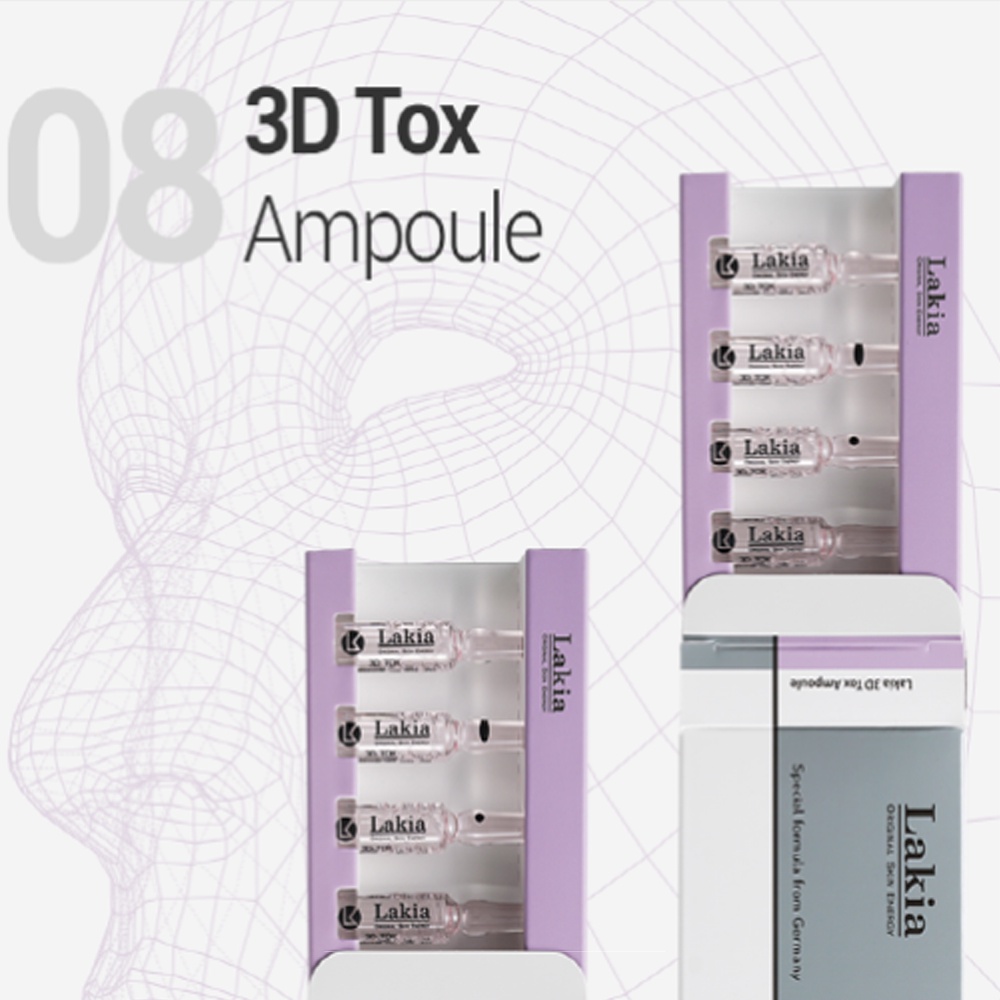 Lakia 3D Tox Facial Serum Ampoule 2ml X 10ea Lifting Bounce Fineline ...