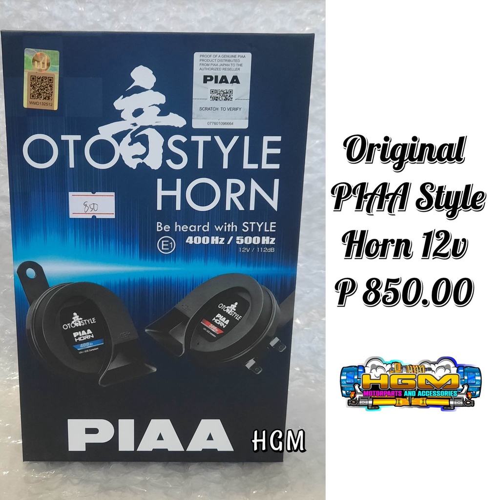 ORIGINAL PIAA OTO STYLE HORN 12V | Shopee Philippines