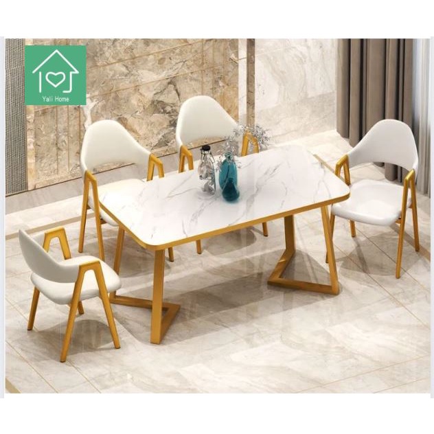 Yali Set Nordic Table and Chair Dining set luxury combination sales ...