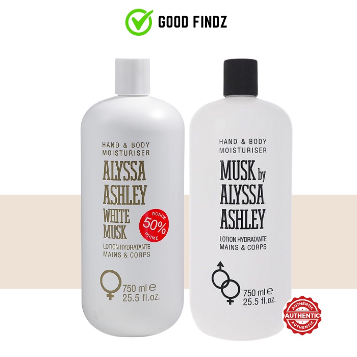 Alyssa Ashley White Musk Lotion 500ml / 750ml | Shopee Philippines