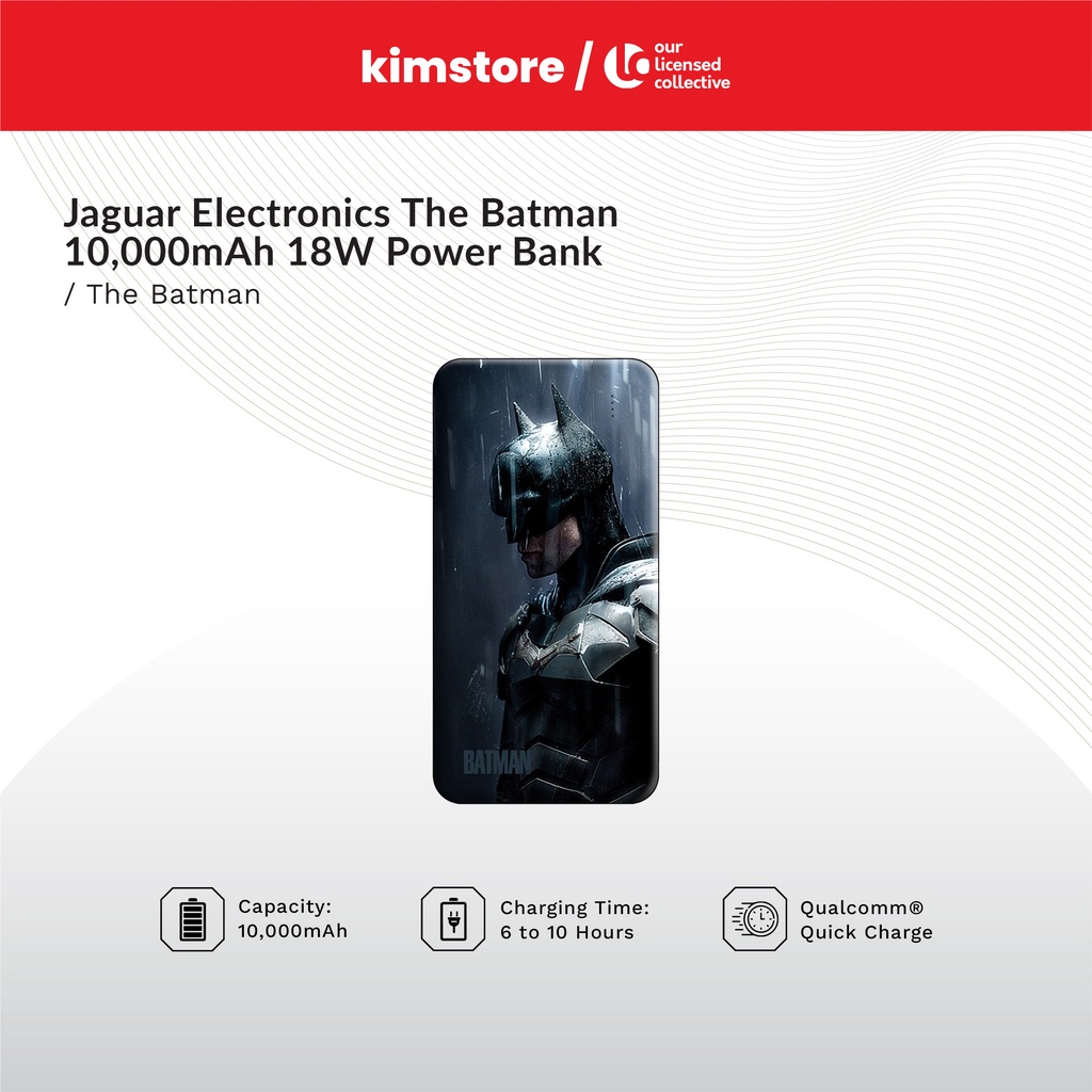 OLC Jaguar Electronics The Batman 10000Mah 18W Power Bank | Shopee ...