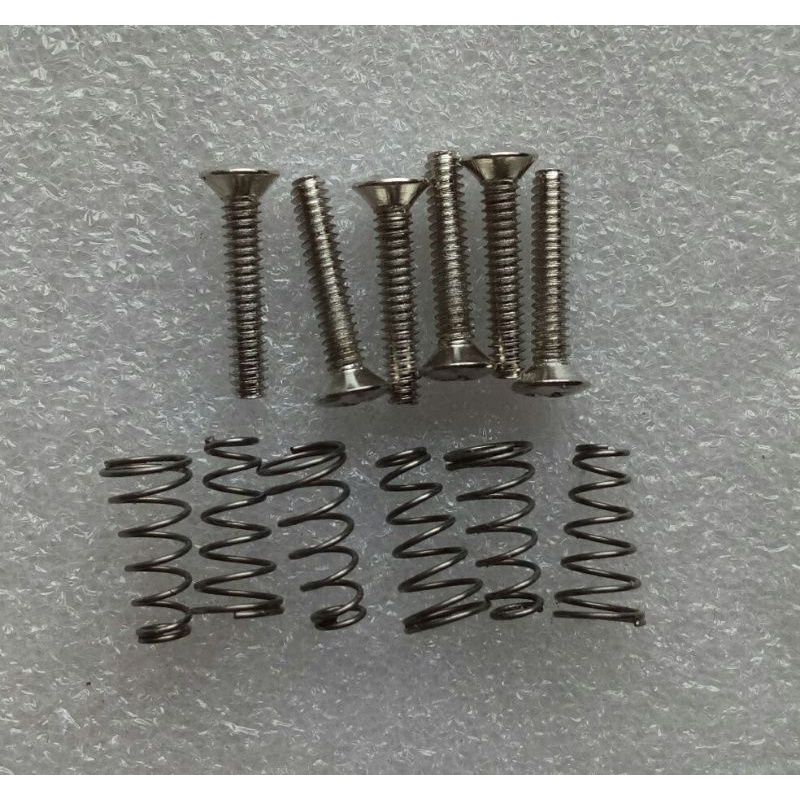 Screw Spring Oval Screw Per Pickup Single Coil Bolt | Shopee Philippines