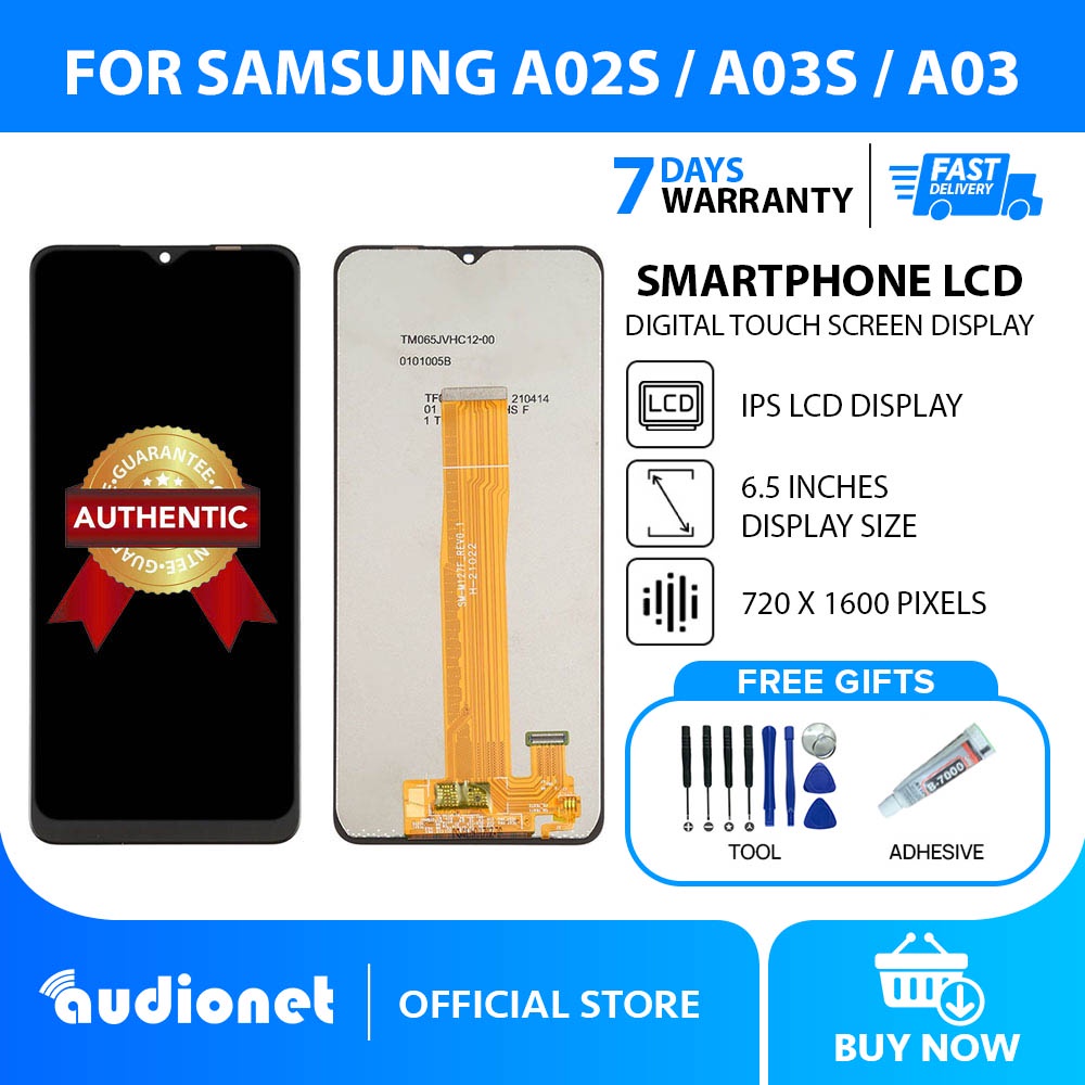 Smartphone LCD for Samsung Galaxy A02s/A03s/A03 Digital Touch Screen Display Frame Assembly ...