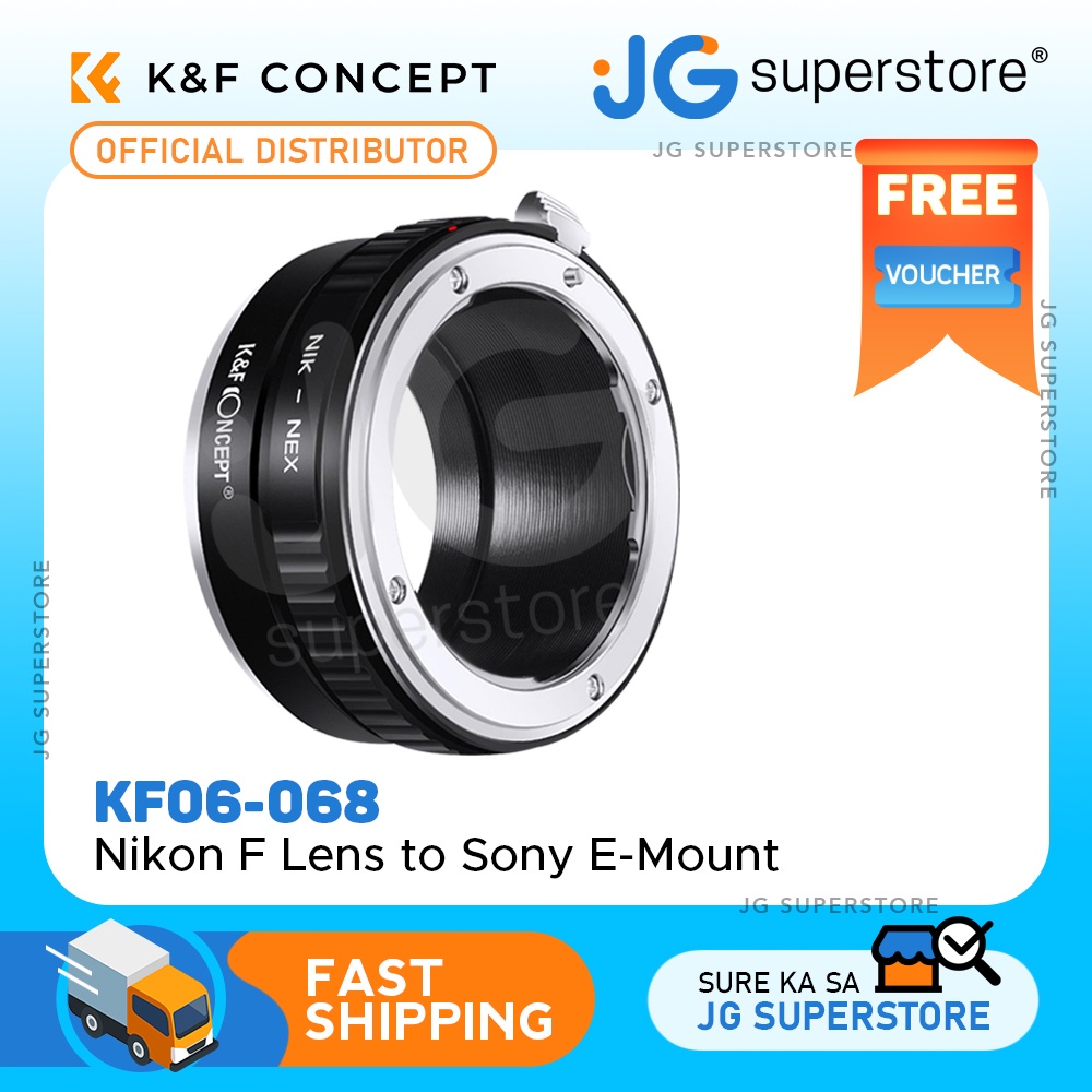 K&F Concept Nikon F Lenses to Sony E Lens Mount Adapter (NIK - NEX ...