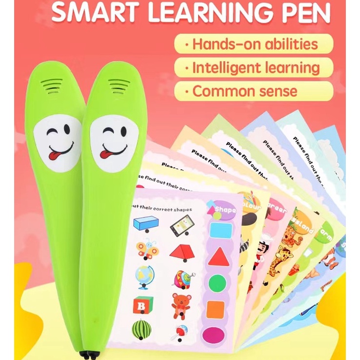 Children's English Reading Pen, Early Education Intelligent Learning ...