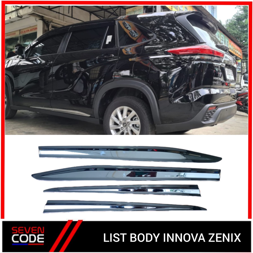 LIST BODY INNOVA ZENIX SIDE BODY MOULDING INNOVA ZENIX HYBRID GV ...