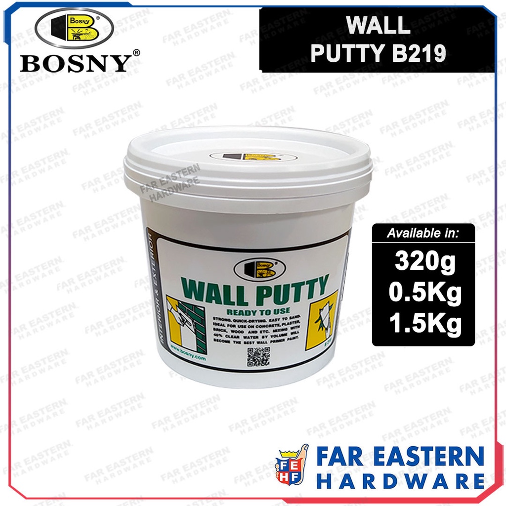 BOSNY Wall | Wood Putty B219 Masilya Made in Thailand | Shopee Philippines