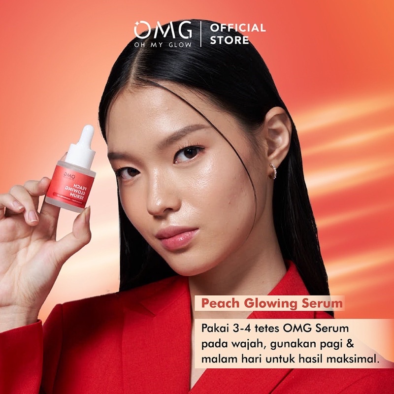 Omg OH MY GLOW Peach Glowing Serum 20ml | Shopee Philippines