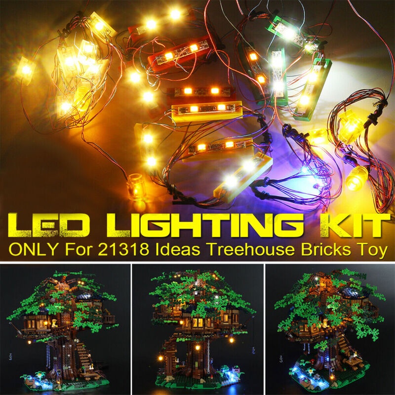 Tree House Bricks Toys DIY LED Light Lighting Kit ONLY For Lego 21318 ...
