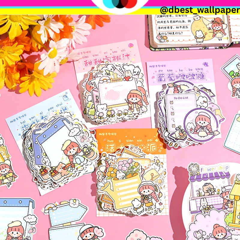 CUTE MEMO PAPER FOR DECORATION BOOK JOURNAL JOURNAL JOURNALING ...