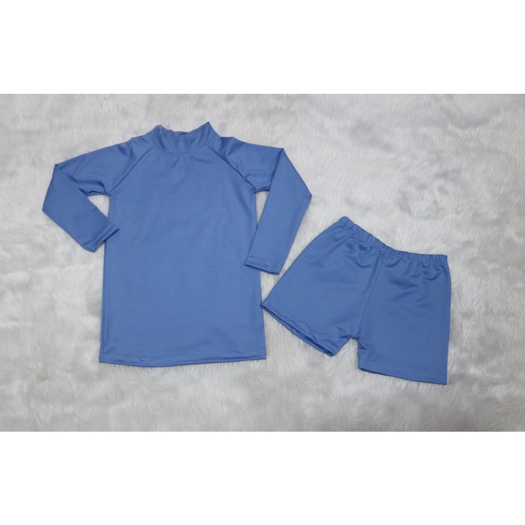 Rash Guard For Boys ( Light blue ) | Shopee Philippines