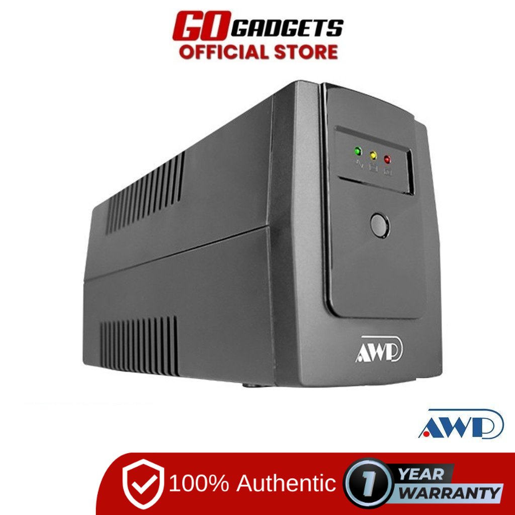 AWP Aid650 650/Va Ups 650va/390w Computer Server Stand-Alone Standby 20 ...