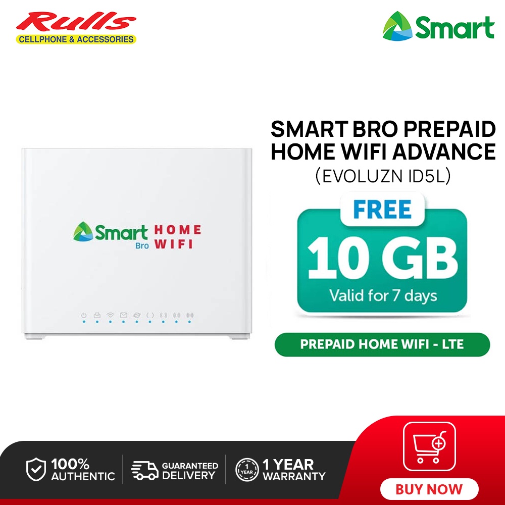 Smart Bro Prepaid Home Wi-Fi Advance CAT 6 (EVOLUZN ID5L) with FREE ...