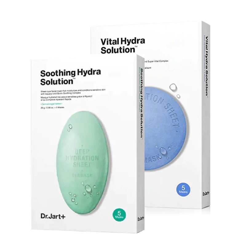 Dr. Jart+ Dermask Water Jet Mask Set (Vital Hydra + Soothing Hydra ...