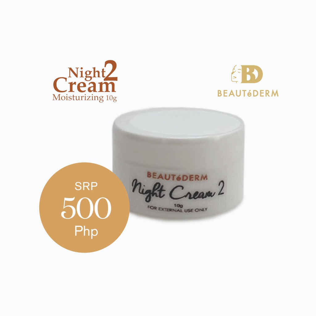 BEAUTEDERM Night Cream 2 (10g) | Shopee Philippines