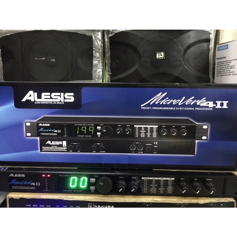 Alesis MicroVerb4 Digital MicroVerb4 and Multi-Effects Processor Audio ...