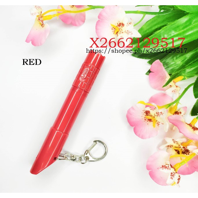 3 in1 Emergency Whistle Flashlight Pen with Keyring | Shopee Philippines