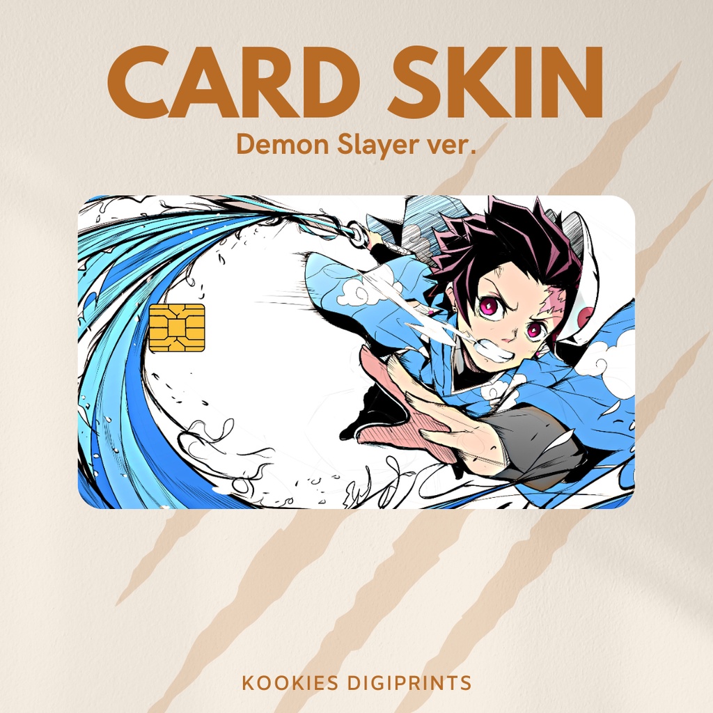 [Sticker] Demon Slayer - card skin (ATM/BANK /BEEP) | Shopee Philippines