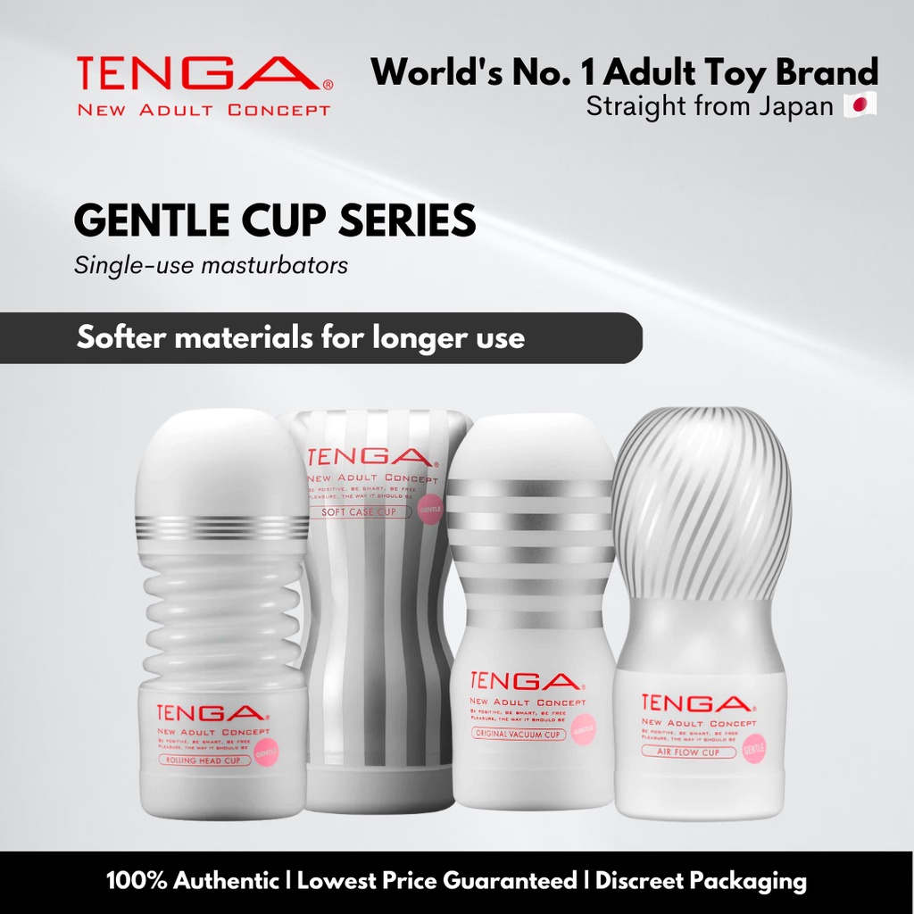 TENGA GENTLE CUP Series [Pre-lubricated Male Masturbator] | Shopee ...