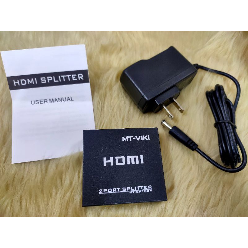 HDMI Splitter 2 Ports 4Kx2k (MT-SP102M) | Shopee Philippines