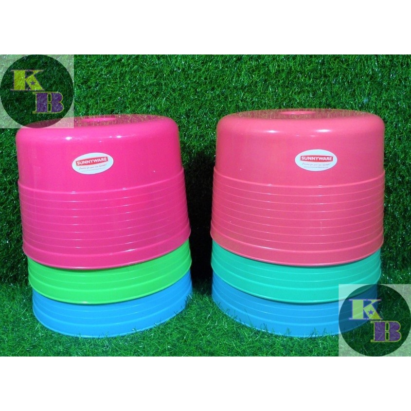 #9737 Sunny Ware Round Plastic Bangkito/Chair | Shopee Philippines