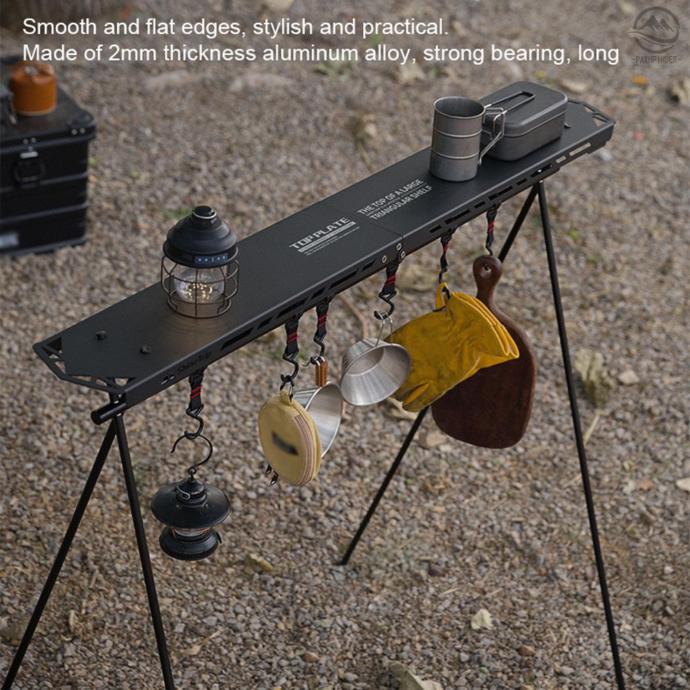 [PF NEW] Outdoor Camping Picnic Drying Rack Table Board With Hook Hole ...