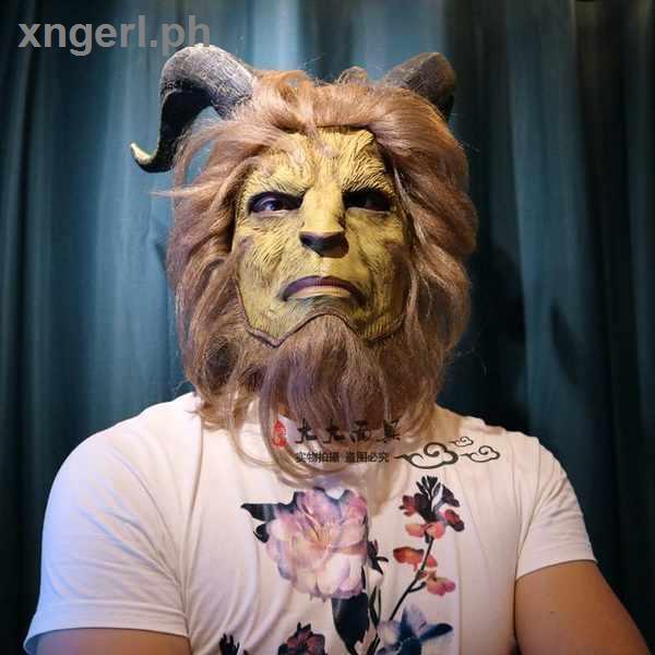 【cod】Beauty And The Beast Mask Holiday Show Dress Up Headgear cosplays ...