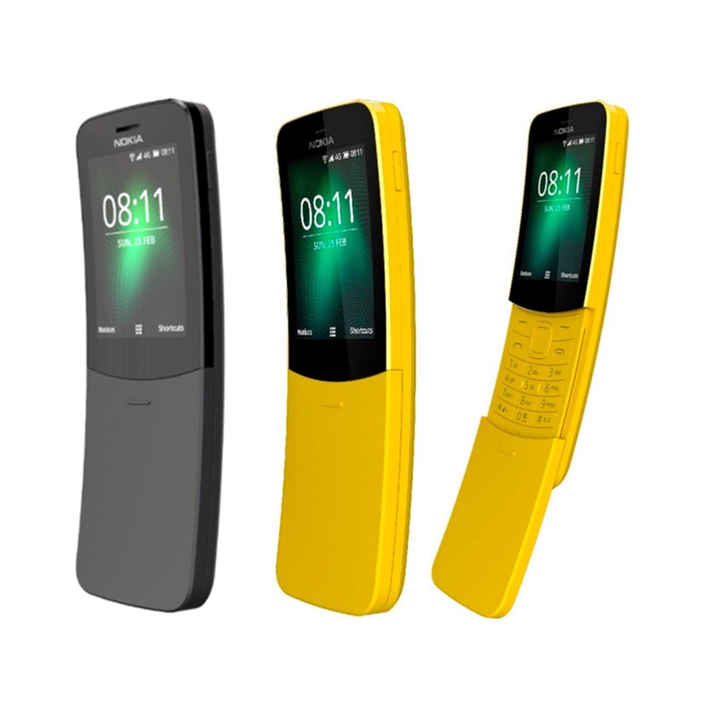 Unlocked Nokia 8110 4G 2MP Camera 2.4 Inches LTE Dual SIM Dual Core Wi ...