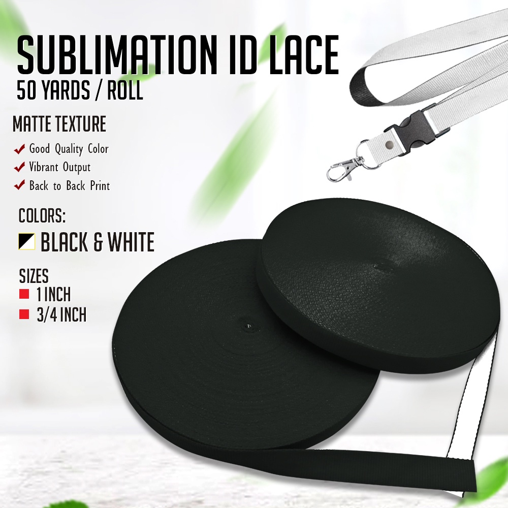 Sublimation Printable Id Lace Lanyard For Making 50 Yards Roll | Shopee ...