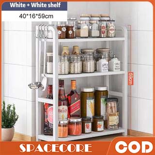 COD 2 Tier Spice Rack Condiment Seasoning Storage Organizer For Kitchen ...