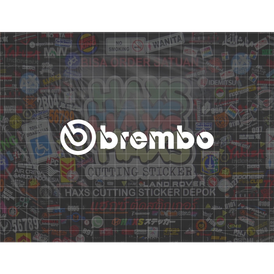 Brembo Logo Cutting Sticker Size 14 Cm for Motorcycles | Shopee Philippines