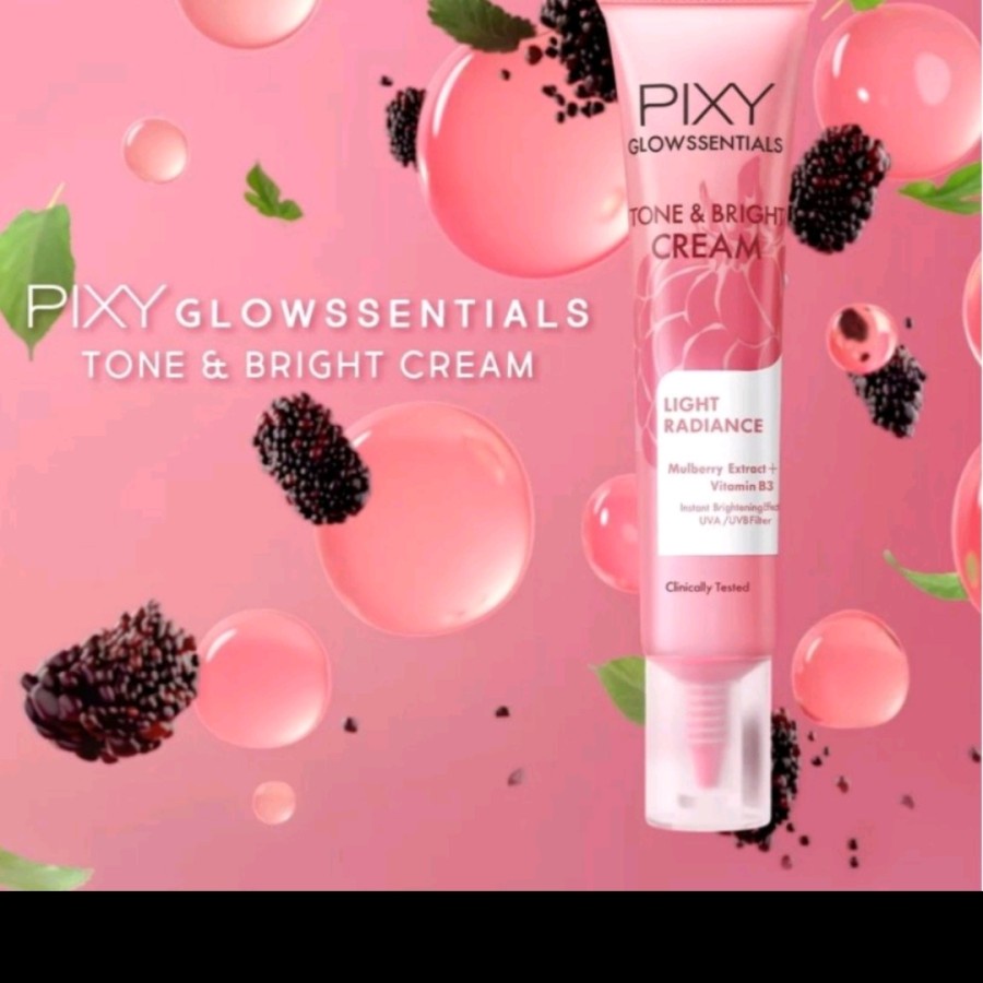 PIXY TONE & BRIGHT CREAM PIXY GLOWSSTENSIALS TONE 20GR | Shopee Philippines
