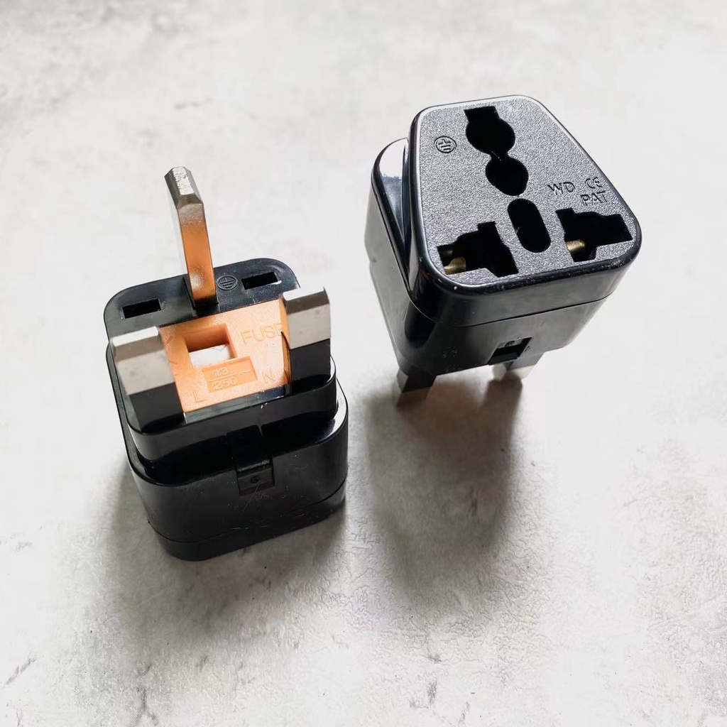 High Quality & 13A Safe Universal 3 Pin Power Plug Travel Adapter Multi ...