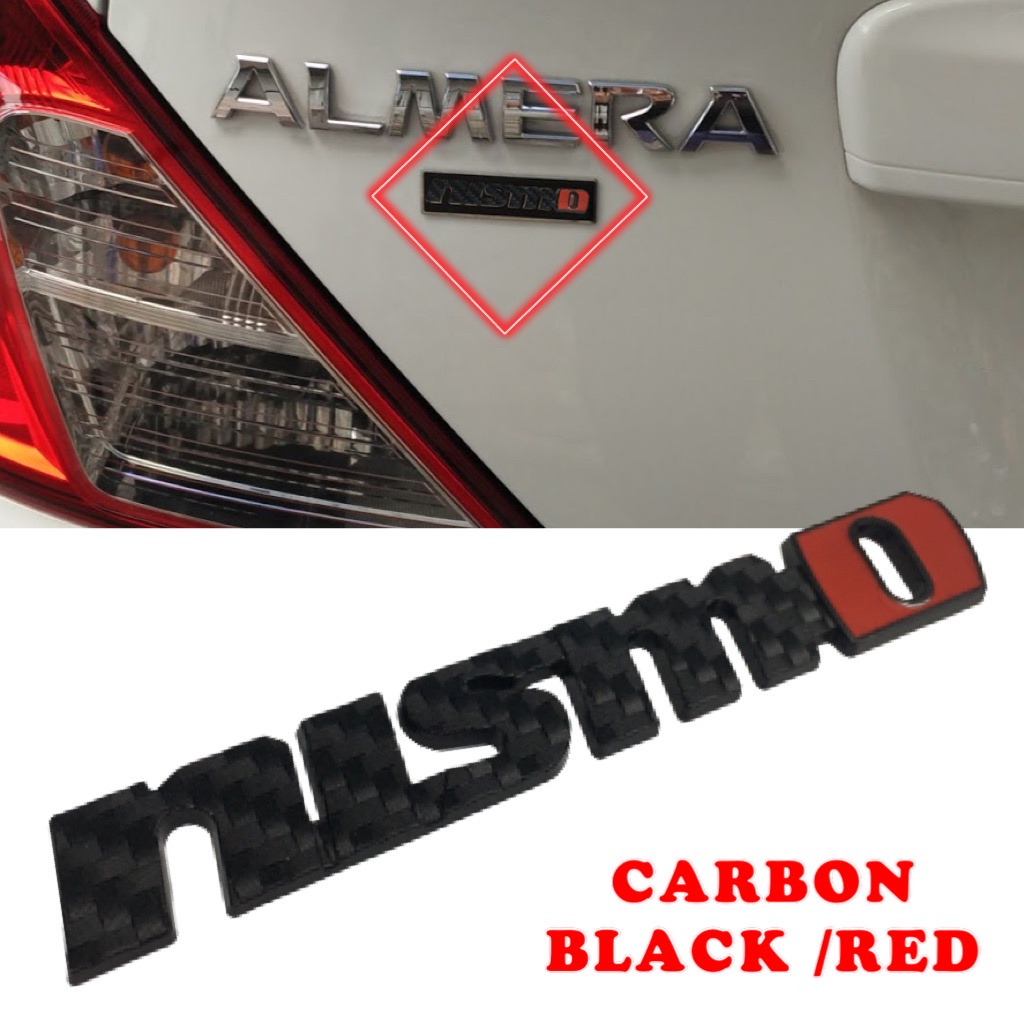 COS 1pcs Nismo Car Rear Trunk Emblem Badge Sticker Decal | Shopee ...