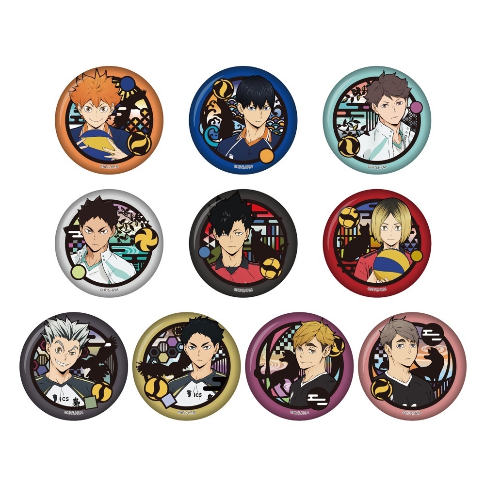 Haikyuu!! Anime badge Oikawa Tooru Kuroo Tetsurou Atsumu Osamu Miya ...