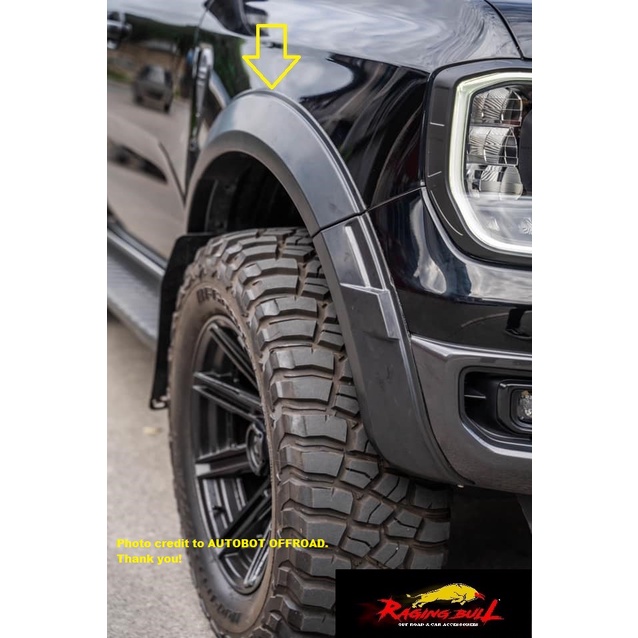 2023 - 2025 Next-Gen RANGER Fender FlareS - Raptor Style / Design ...